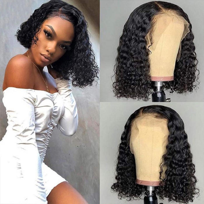 Deep Wave Short Bob Lace Front Wig | BGM Hair BGMgirl
