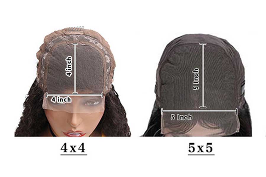 13x4 Lace Front Wig VS 4x4 Lace Closure Wig Differences Comparison BGMgirl
